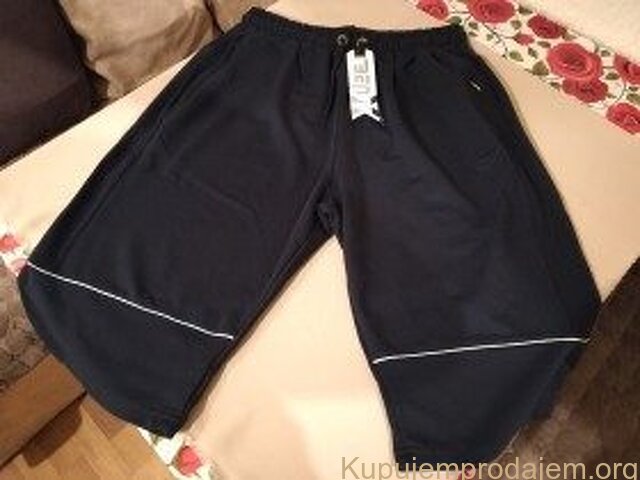 Odlicne muske pamucne bermude Benx Veliki model 5XL Teget Novo
