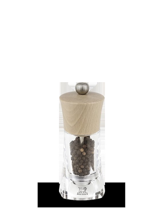 MLIN ZA BIBER – Manual pepper mill in wood, natural 14 cm
