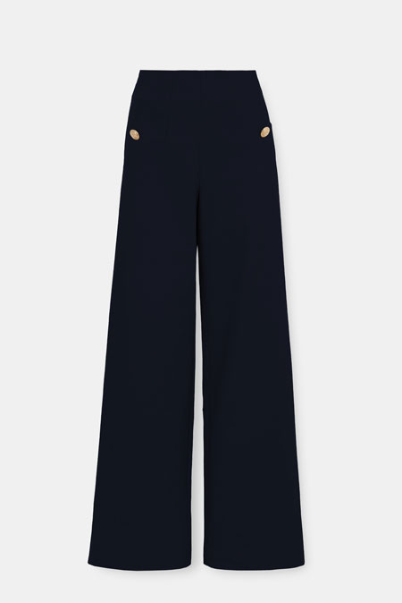 Pantalone visokog struka i širokih nogavica
Pantalone visokog struka i širokih nogavica
Pantalone visokog struka i širokih nogavica