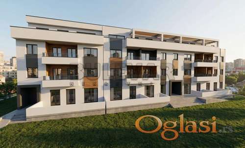 Jednosoban stan u izgradnji, naselje Aerodrom, Kragujevac - 2. sprat, 49,23 m2