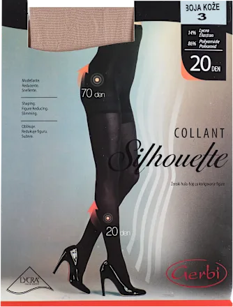 Gerbi
Silhouette hulahopke, 20 DEN, boja kože, veličina 3, 1 kom