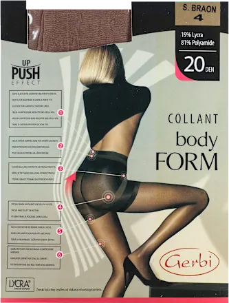 Gerbi
BODY FORM hulahopke 20 DEN, svetlo braon boja, veličina 4, 1 kom
