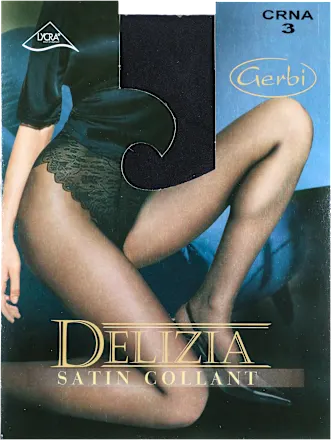 Gerbi
DELIZIA SATIN COLLANT 15 DEN crne hulahopke - veličina 3, 1 kom