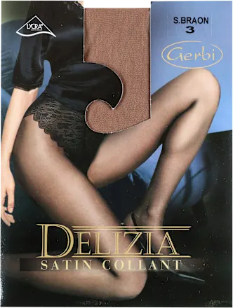 Gerbi
DELIZIA SATIN COLLANT 15 DEN svetlo braon hulahopke - veličina 3, 1 kom