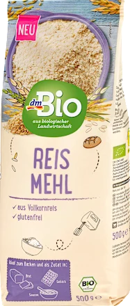dmBio
Integralno pirinčano brašno, 500 g