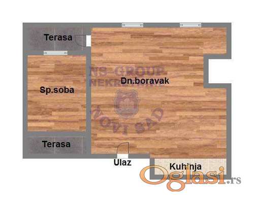 Dvosoban stan na Klisi, 50m2