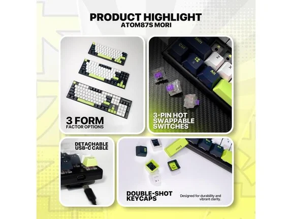Fantech Gaming tastatura MK878S RGB Atom 104S Mori