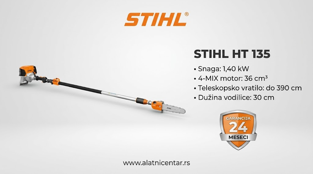 STIHL HT 135 Rezač Viskokih Grana 36 kubika