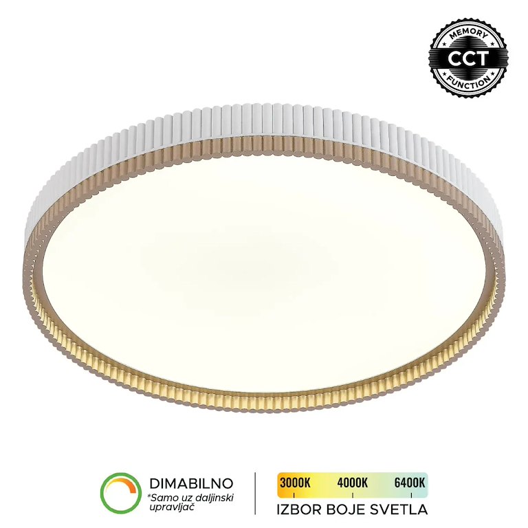 LED plafonjera LP-427-70R WH+GD