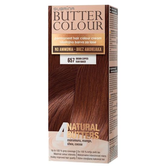 Subrina Butter Colour 657 smeđa bakar farba za kosu