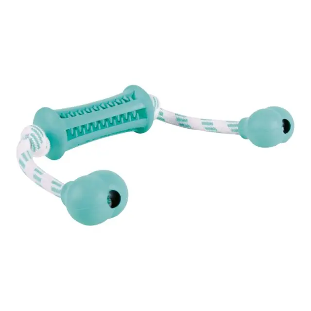 Igračka za pse Gumeni valjak 9cm sa kanapom Denta Fun TRIXIE 33771