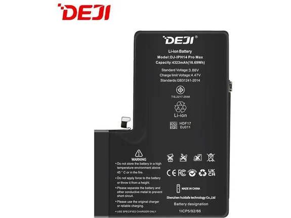 Litijumska baterija Deji za IPhone 14 Pro Max 4323mAh