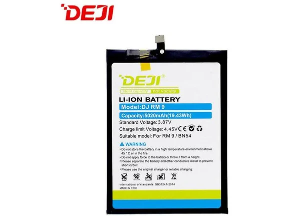 Deji Baterija za Xiaomi Redmi Note 9 Redmi 9 Redmi 10X 4G BN54 5020mAh
