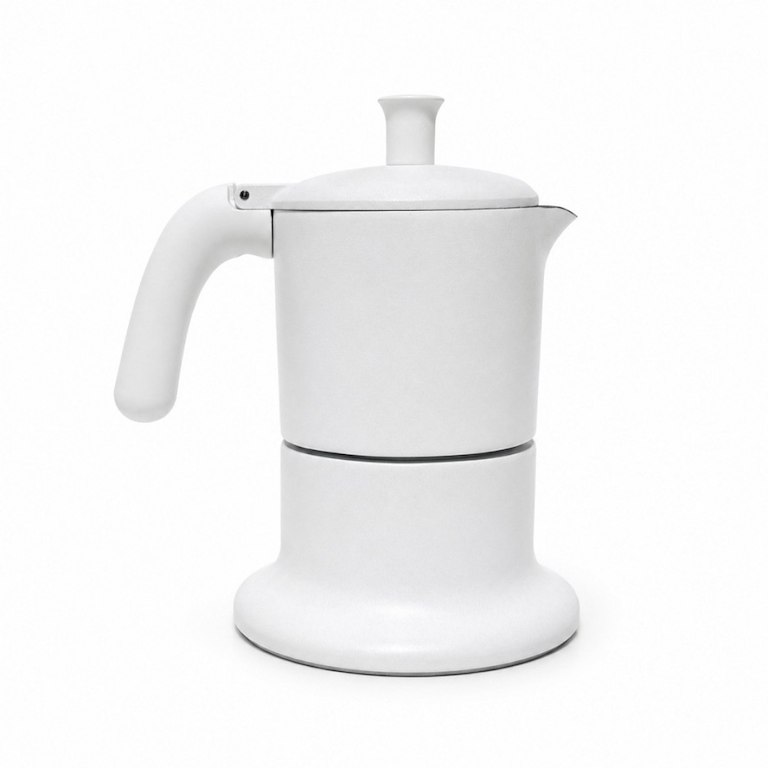 Angelina ANG3IND02 moka pot 3 šoljice,indukcija , boja bela