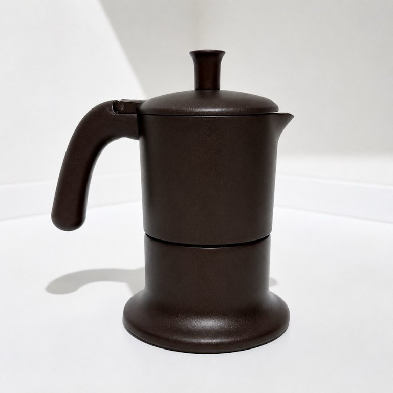 Angelina ANG3IND07 moka pot 3 šoljice,indukcija , boja tamno braon