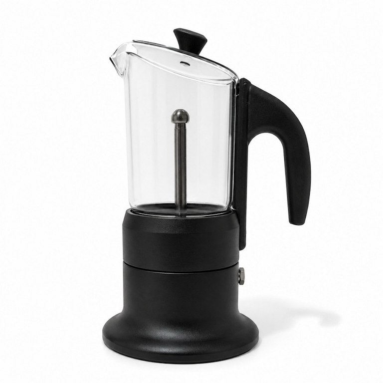 Angelina COR603 moka pot 6 šoljica,indukcija , staklo/crna