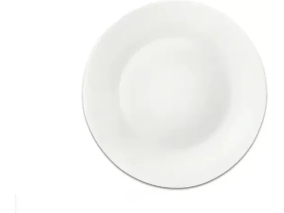 Bormioli White Moon Plitki tanjir, 27 cm, Beli