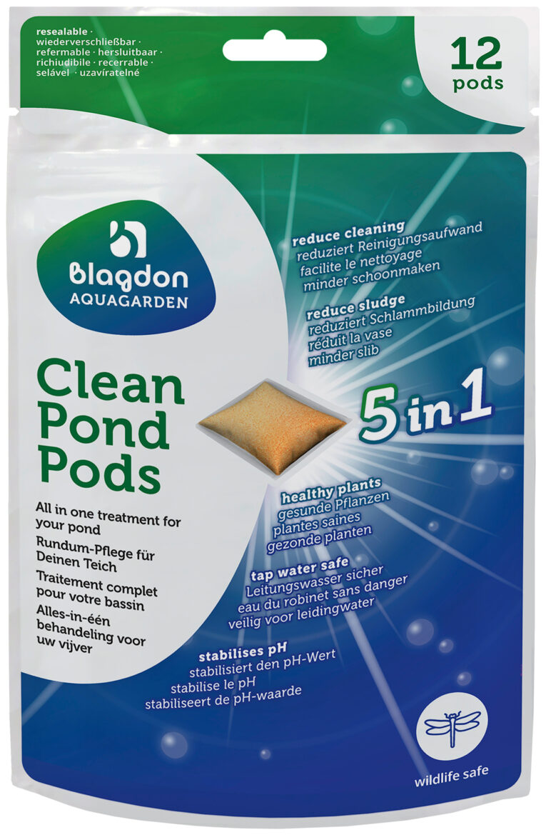 Blagdon AquaGarden Clean Pond Pods 5 u 1 za jezerce, 12 kapsula