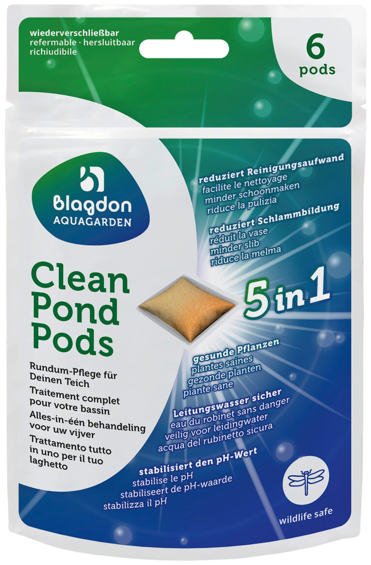 Blagdon AquaGarden Clean Pond Pods 5 u 1 za jezerce, 6 kapsula