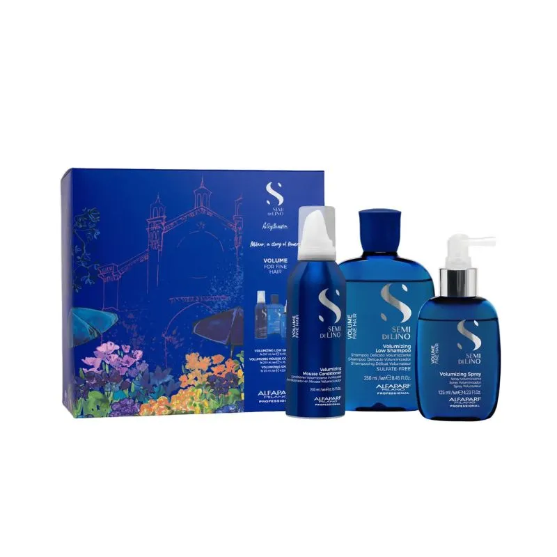 Alfaparf Semi Di Lino Holiday Kit Volume