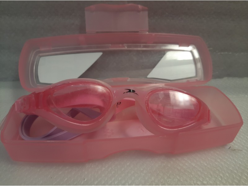 NEMAČKE CRANE DEČJE NAOČARE PLIVANJE ROZE + KUTIJA