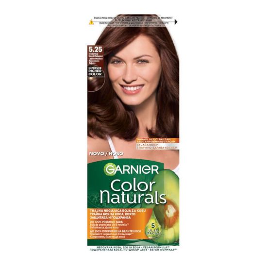 Garnier Color Naturals 5.25 Svetlo opal smeđi mahagoni farba za kosu