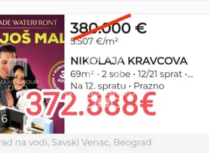 Prodaja Stan - Beograd, Savski Venac: Beograd na vodi - Palata pravde