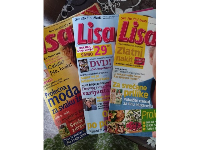 LISA 3 CASOPISA IZ 2002,2004 I 2005 .GODINE