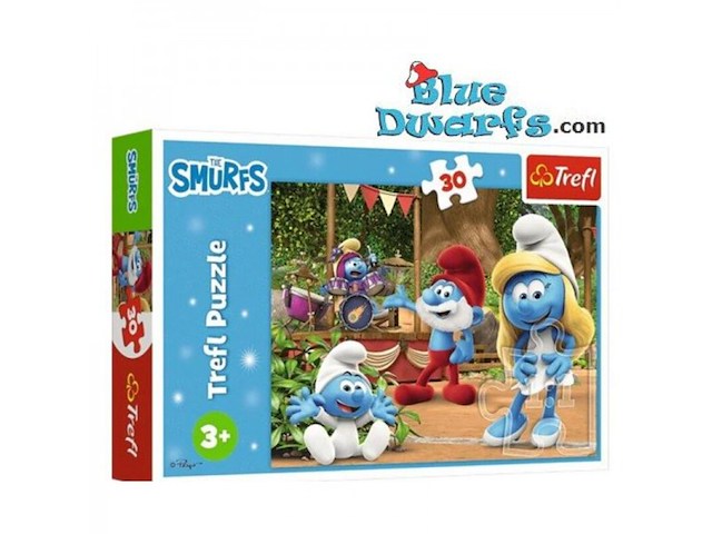 Puzzle Štrumfovi, 30 delova - Tref
