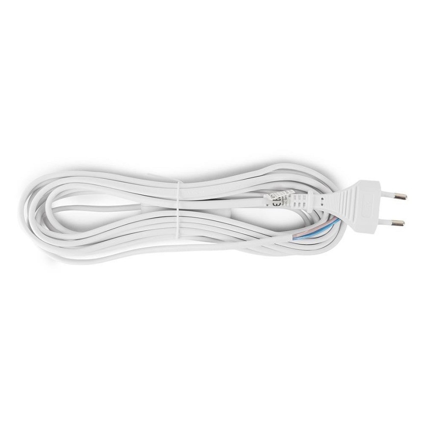 Prikljucni kabel 2x0.75 5m sa prekidacem beli