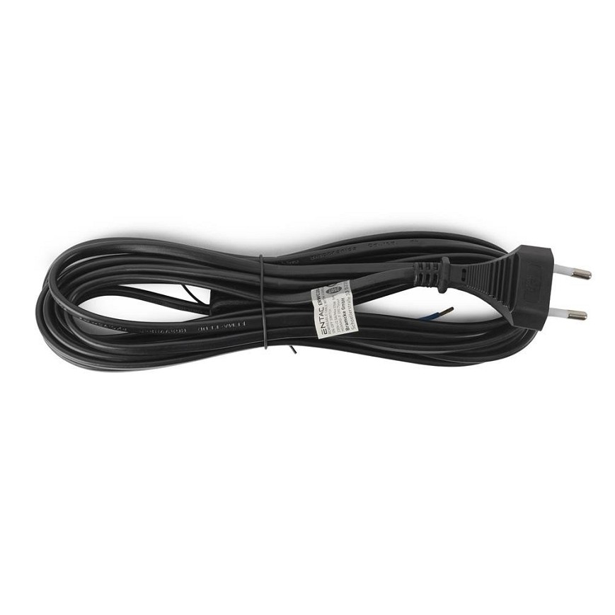 Prikljucni kabel 2x0.75 5m sa prekidacem crni