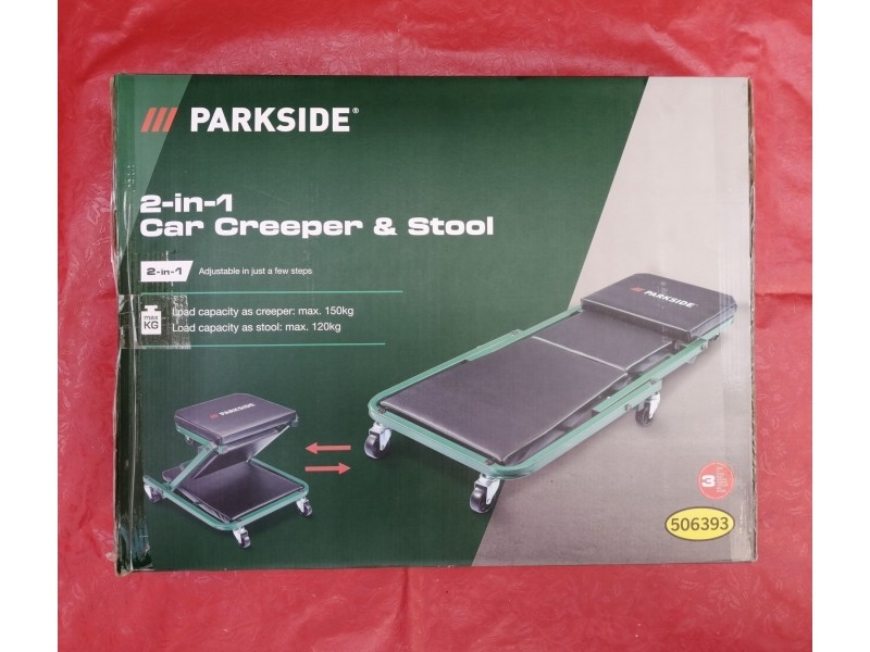 Ležaljka - stolica za mehaničare PARKSIDE PRW 2 AUSTRIA