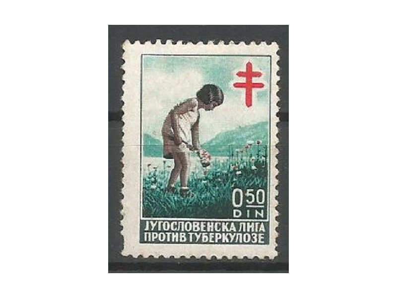 Kraljevina,Borba protiv TBC 0.50 din 1937.,čisto