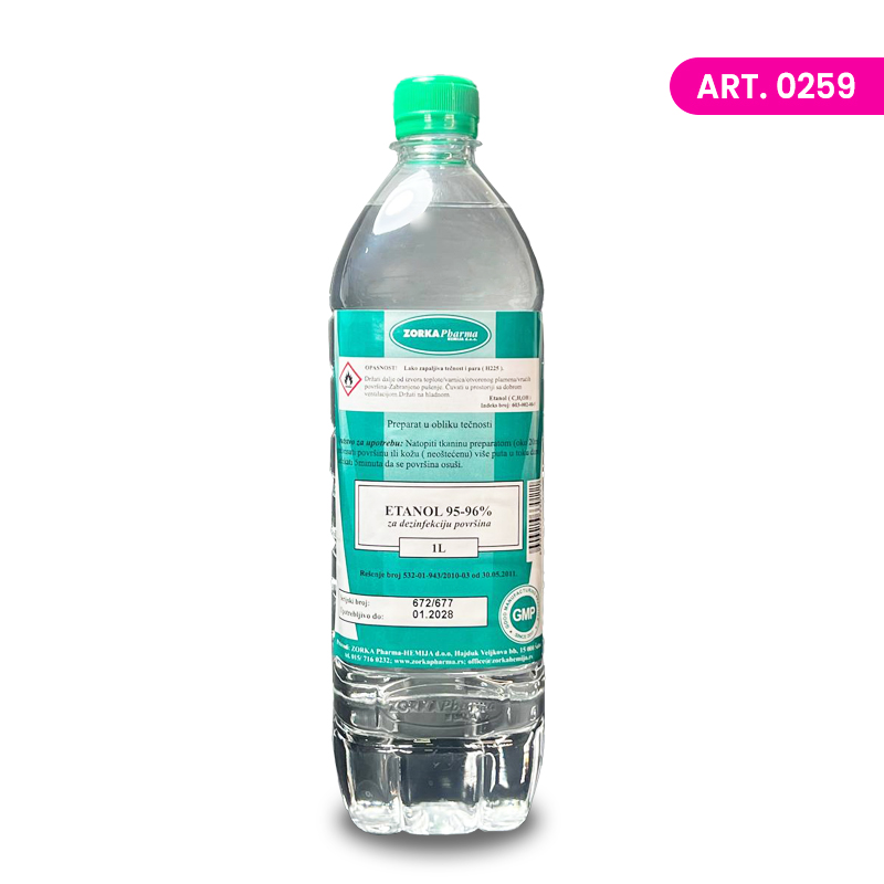 Alkohol 96% – 1L art.0259
