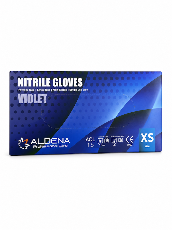 Nitrilne rukavice plave XS (5/6) 100 kom