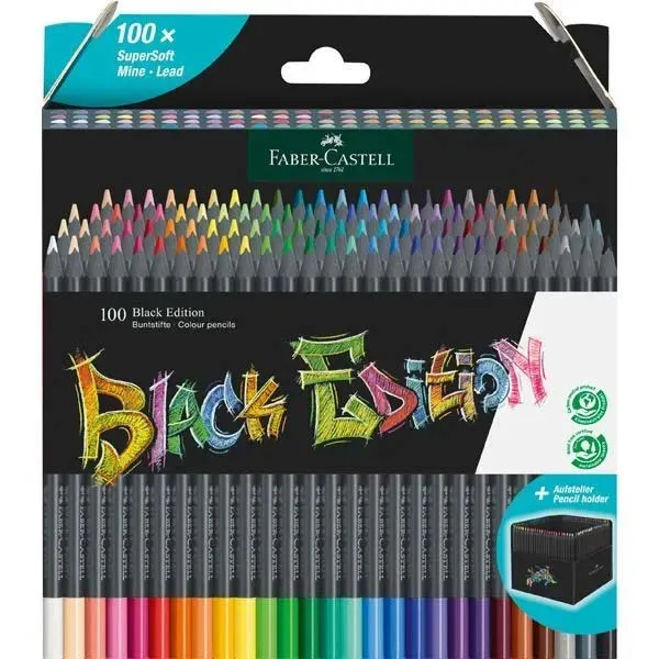 FABER CASTELL drvene bojice 1/100 BLACK EDITION