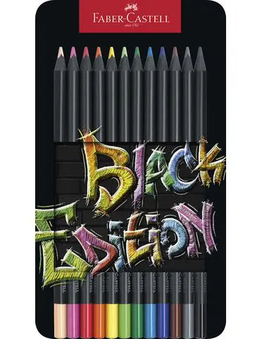FABER CASTELL drvene bojice 1/12 BLACK EDITION