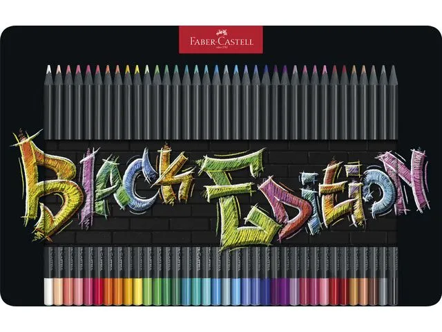 FABER CASTEL drvene bojice 1/36 BLACK EDITION
