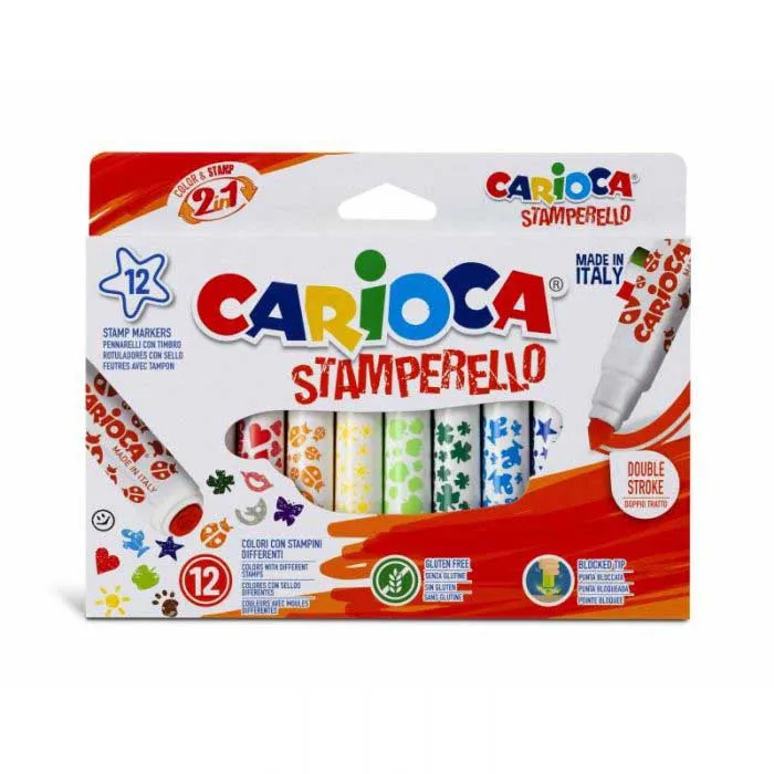 Flomasteri CARIOCA STAMPARELLO pečati 1/12