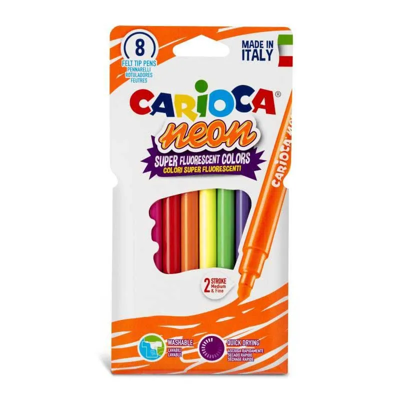 Flomasteri CARIOCA NEON 1/8