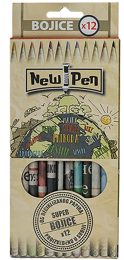 EKO DRVENE BOJICE 1/12 NEW PEN