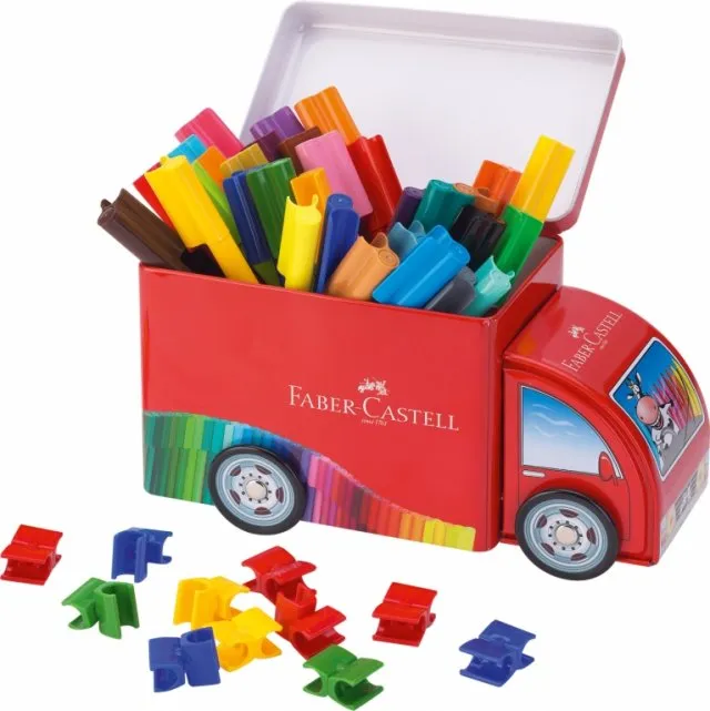 FABER CASTELL set flomastera u kutiji KAMION