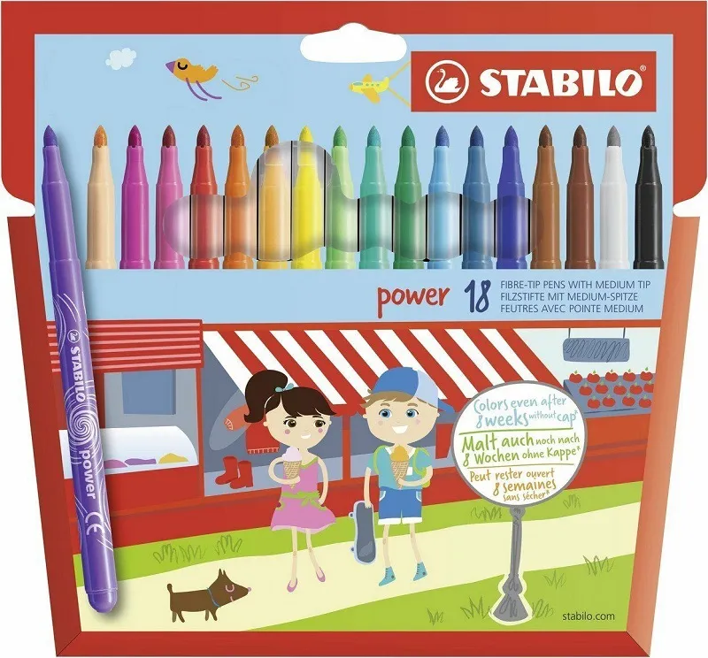 Flomasteri STABILO POWER 1/18