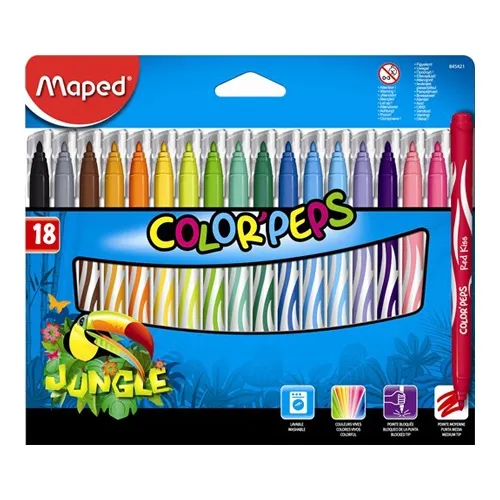 FLOMASTERI MAPED Jungle 18