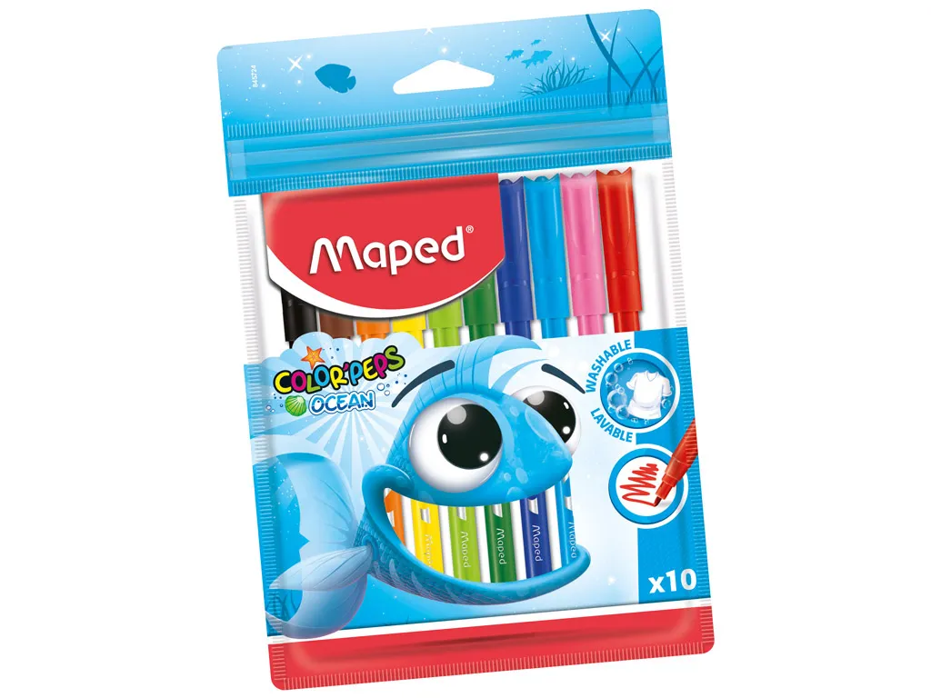 Flomasteri MAPED OCEAN 10 kom