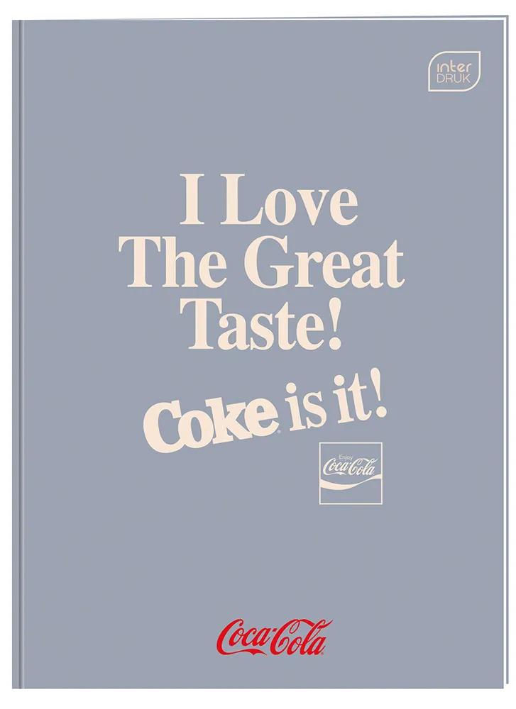 Školska sveska A4 kvadratići COCA COLA (TRI VRSTE)