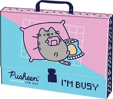 Fascikla sa ručkom A4 PUSHEEN - I'M BUSY