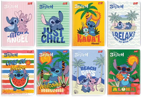 Sveska A4 dikto STITCH (OSAM MOTIVA)