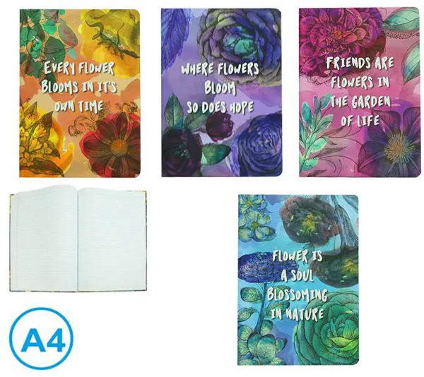 Sveska A4 TP FLORAL 80L