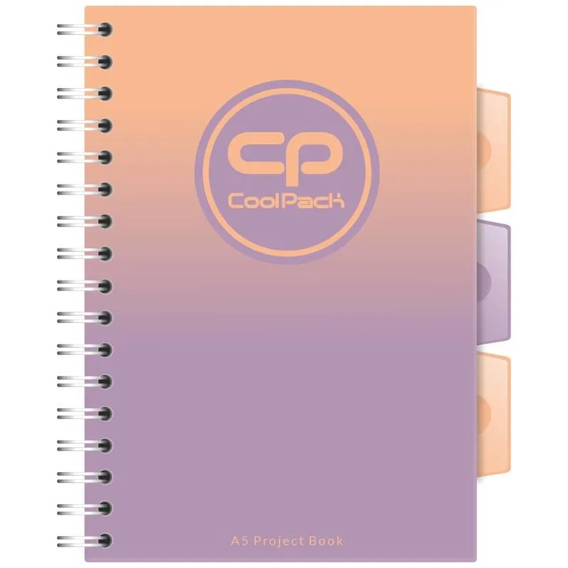 Notes sa spiralom A5 GRADIENT BERRY